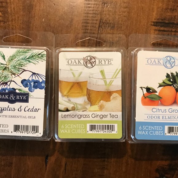 Oak & Rye | Accents | Oak Rye Scented Wax Cubes For Candles Warmers ...